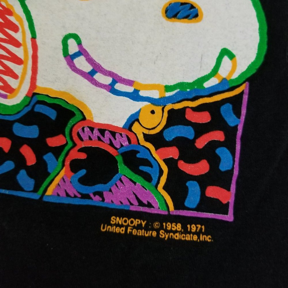 Vintage 80s Peanuts Snoopy Andy Warhol Art Shirt - Gem